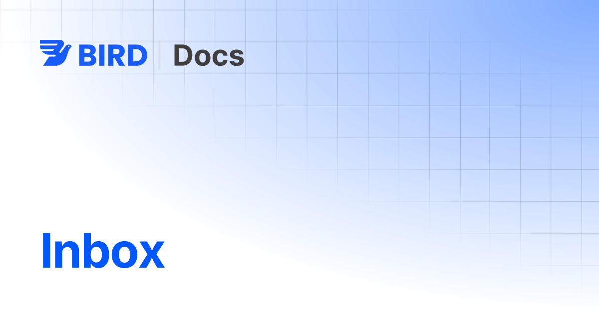 Inbox | Bird Docs