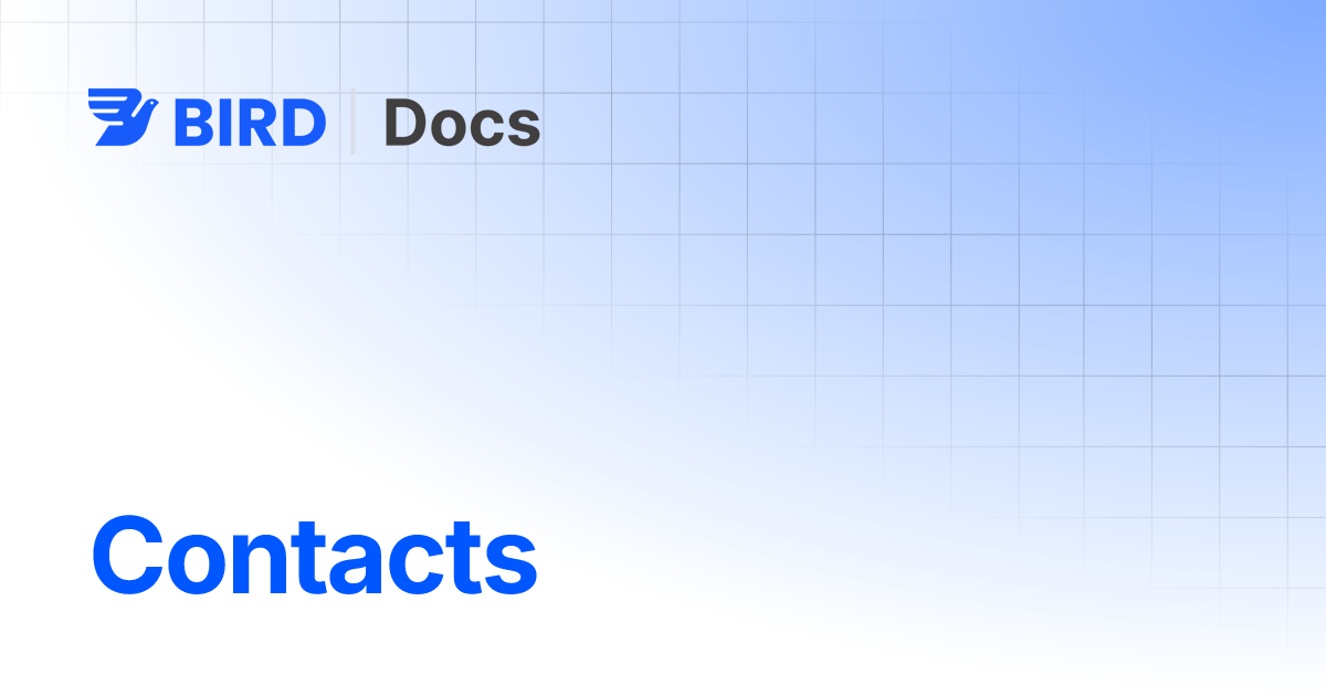 Contacts | Bird Docs