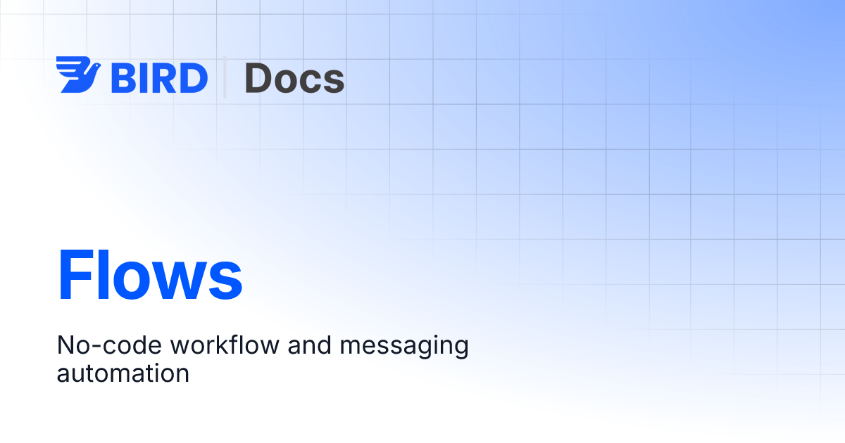 Flows | Bird Docs